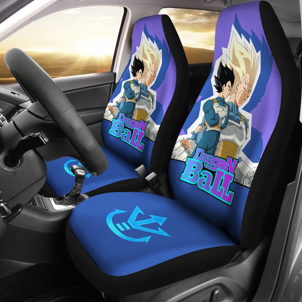 Vegeta Dragon Ball Z Car Seat Covers Anime Car Accessories - Inspire Uplift