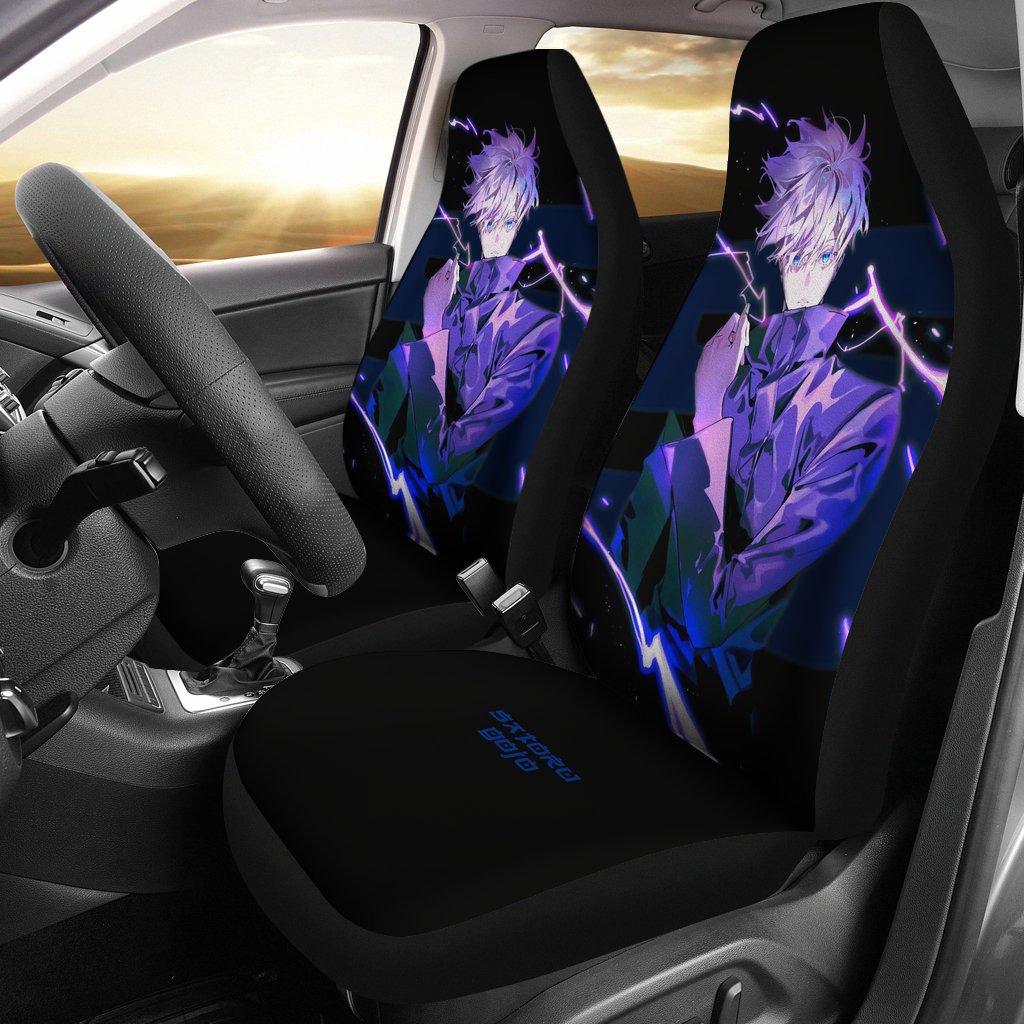 Satoru Gojo Thunder Style Jujutsu Kaisen Car Seat Covers Ani - Inspire ...