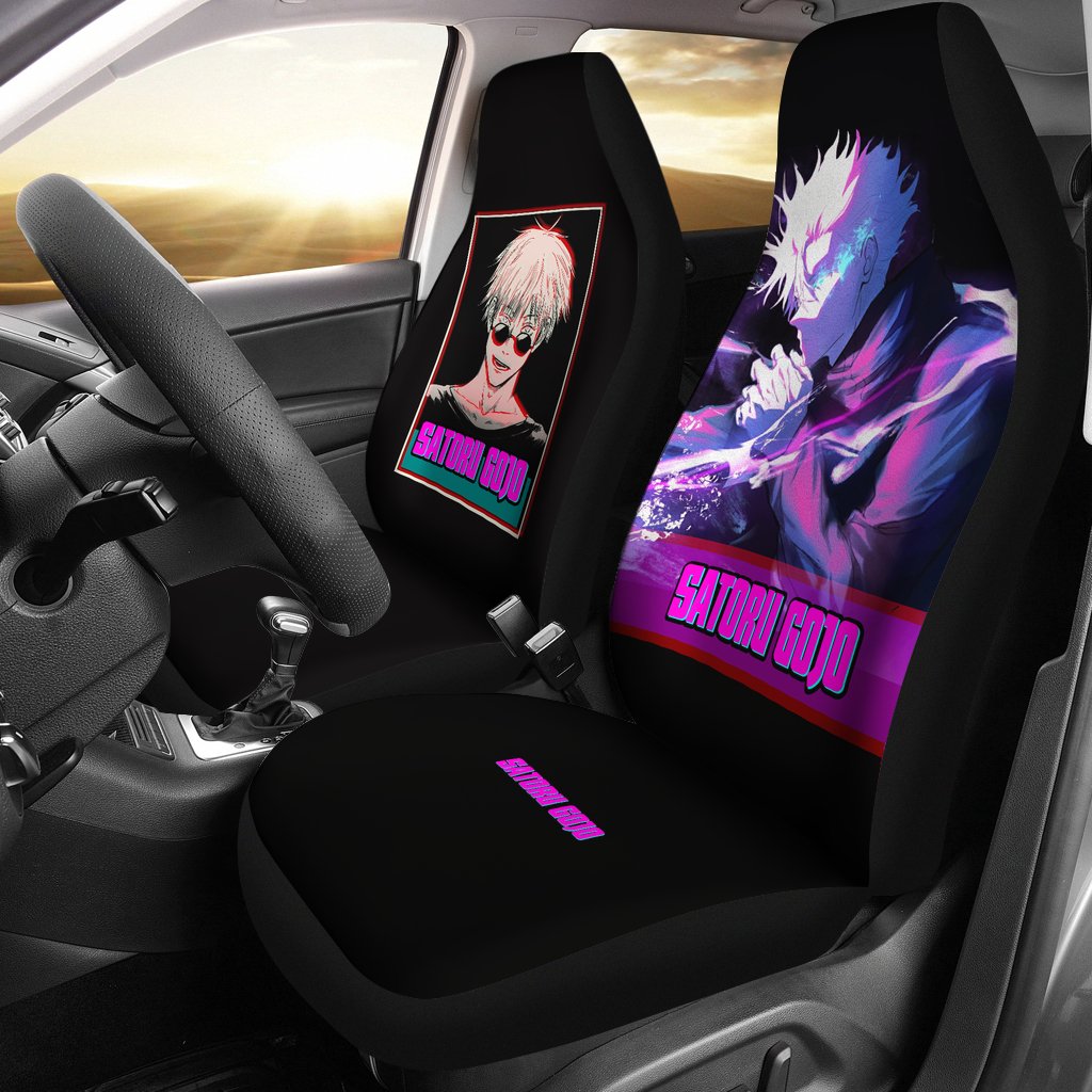 Satoru Gojo Mix Style Jujutsu Kaisen Car Seat Covers Anime C | Inspire ...