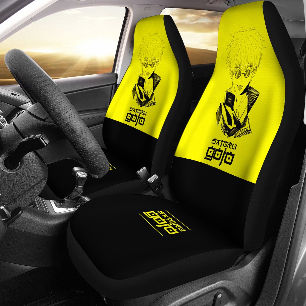 Satoru Gojo Jujutsu Kaisen Car Seat Covers Anime Seat Covers | Inspire ...
