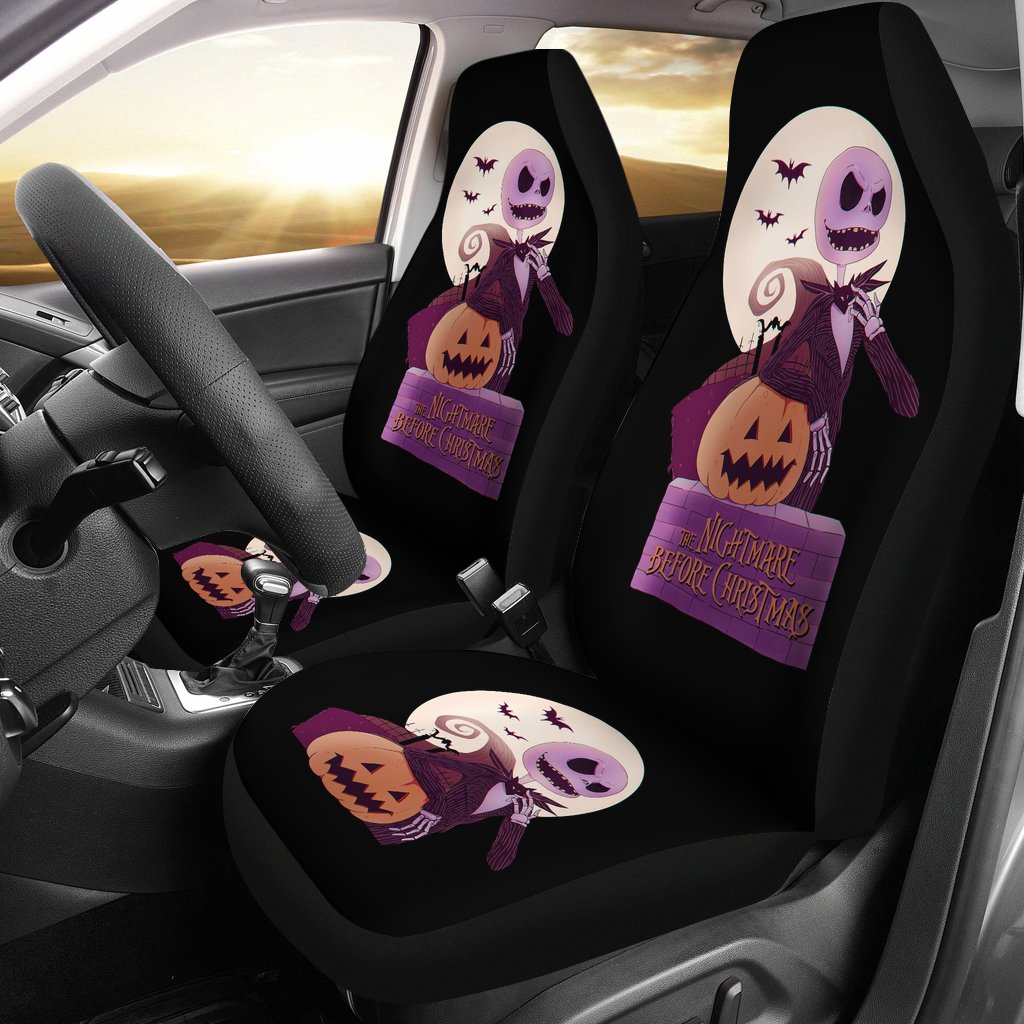 Nightmare Before Christmas Cartoon Car Seat Covers - Evil Ja | Inspire ...