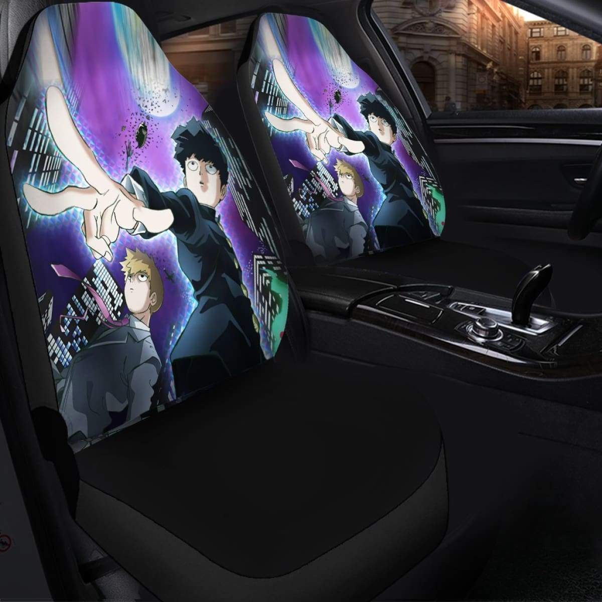 Mob Psycho 100 Typo Anime 2024 Seat Covers Amazing Gift Idea | Inspire ...