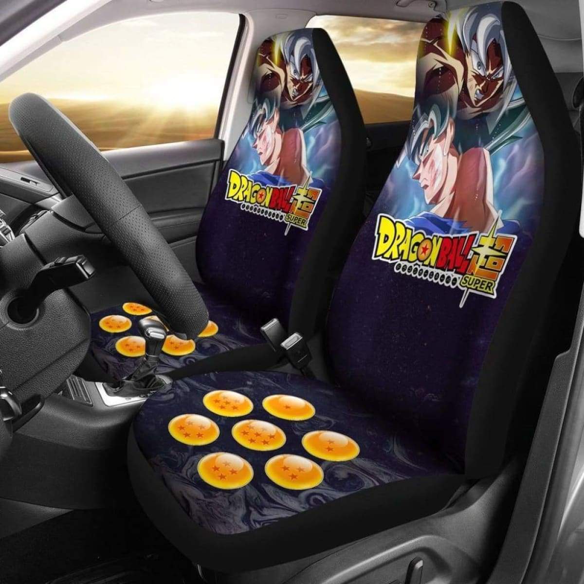 Goku Super Saiyan Ultra Instinct Dragon Ball Anime Car Seat - Inspire ...