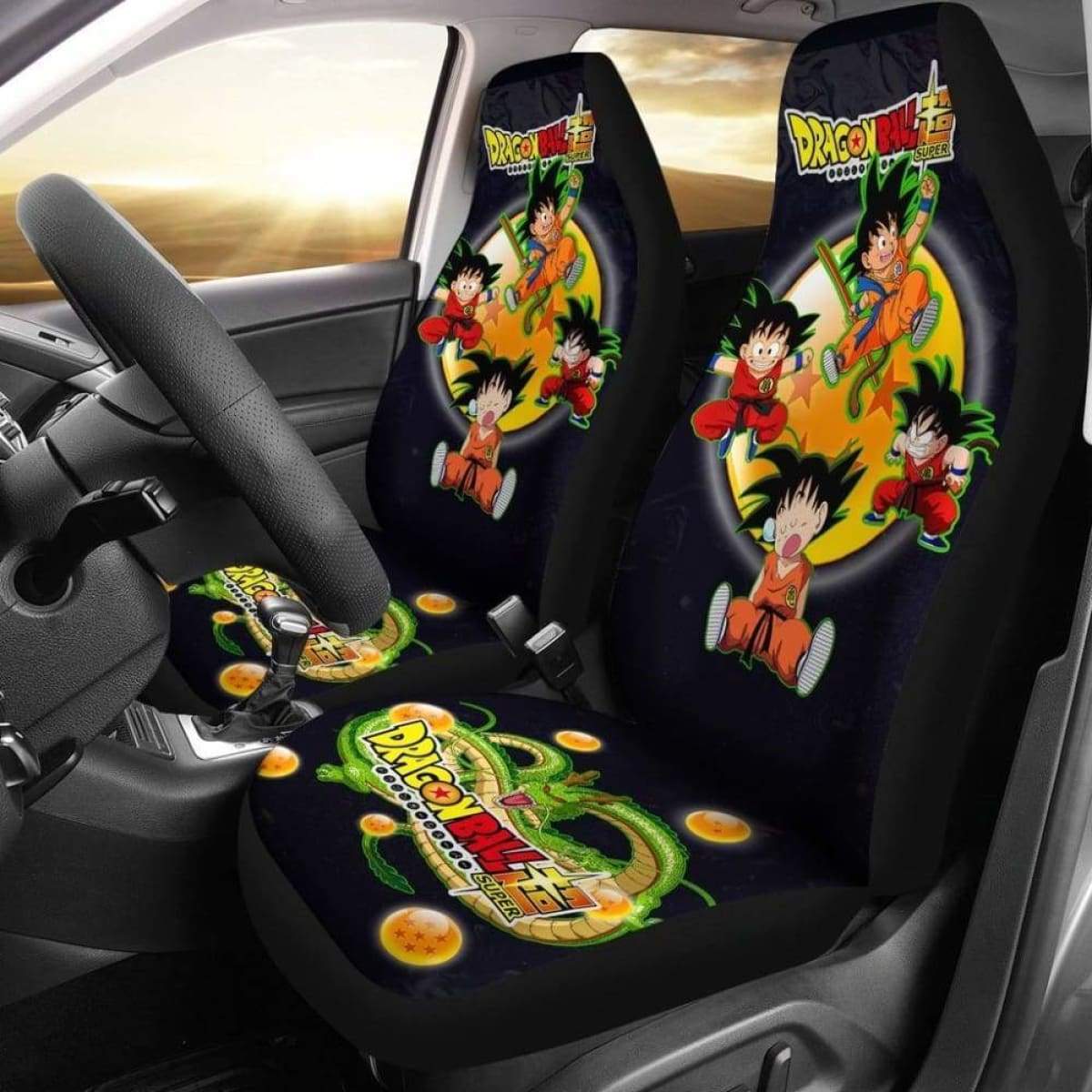 Goku All Funny Shenron Dragon Ball Anime Car Seat Covers | Inspire Uplift