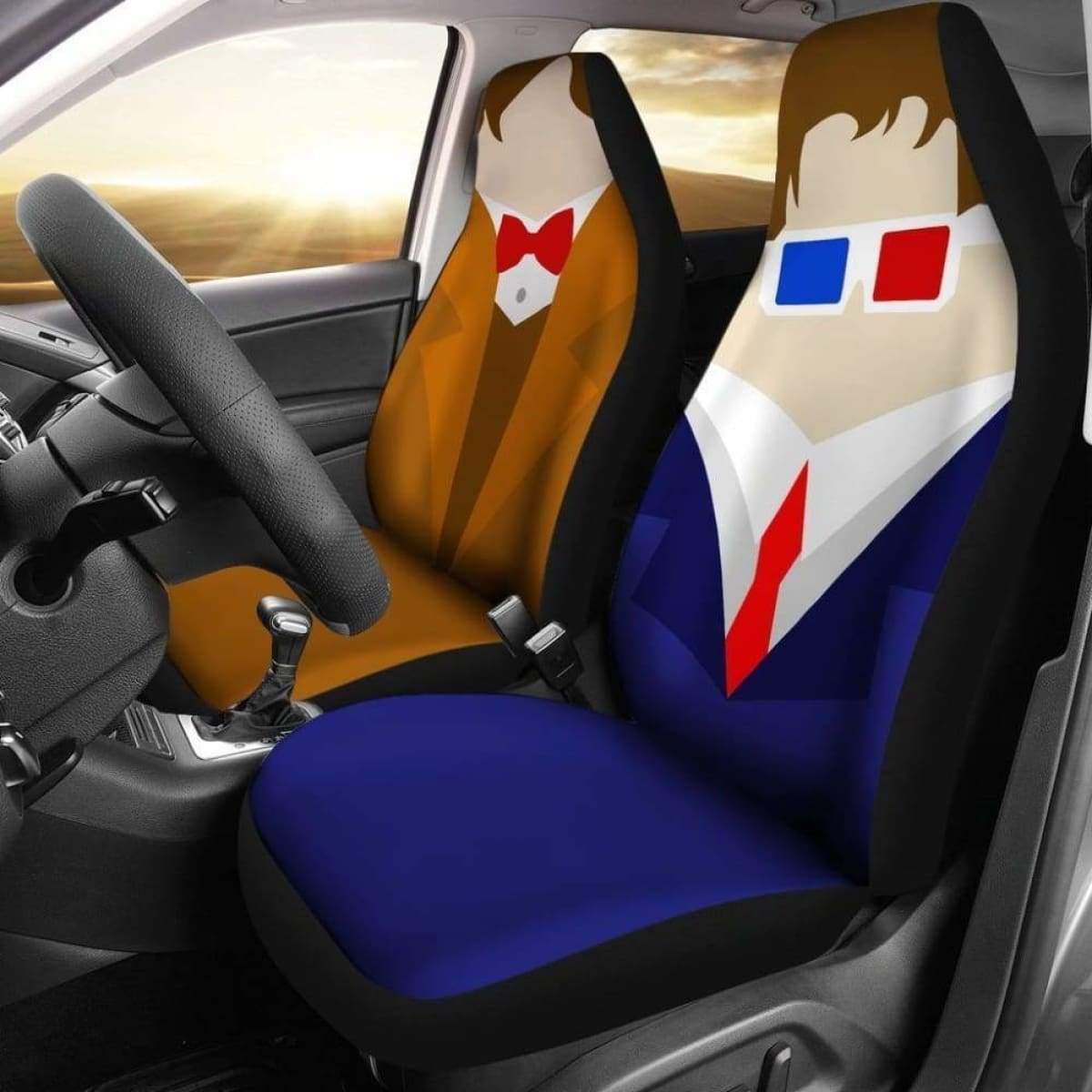 Dr Who Art Custom Cartoon Car Seat Covers | Inspire Uplift
