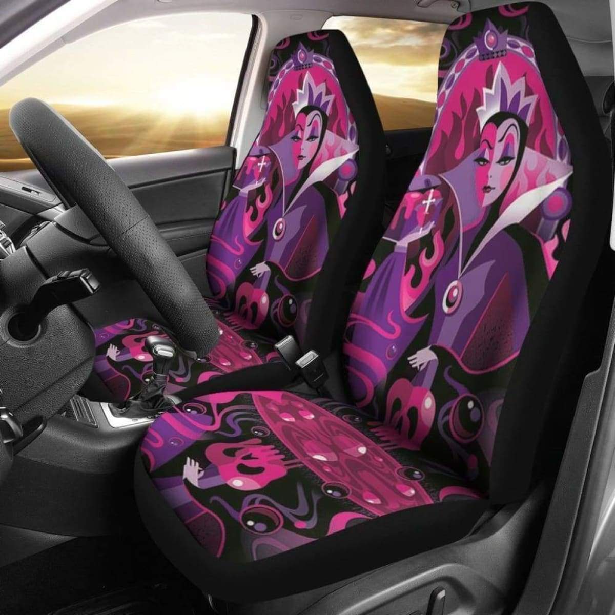 Disney Villains Evil Queen Car Seat Covers Disney Cartoon | Inspire Uplift