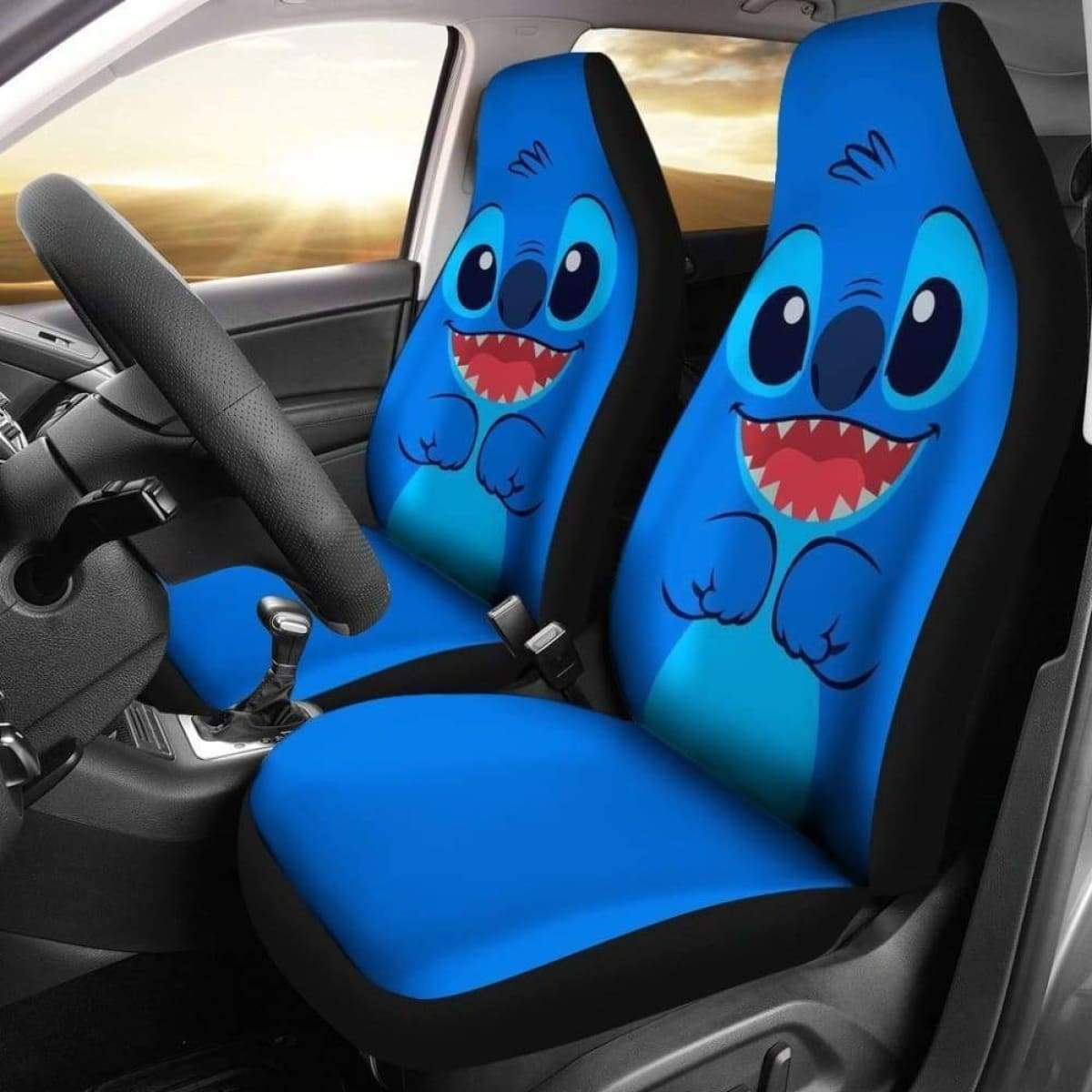 Disney Stich Zoom Face Car Seat Covers | Inspire Uplift