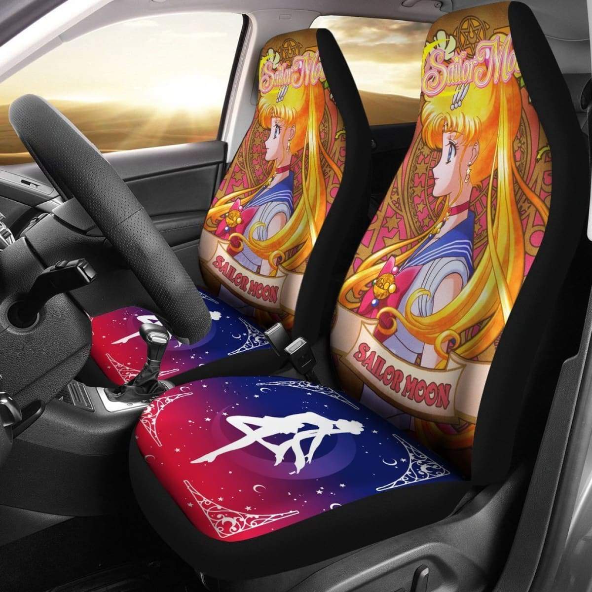 Sailor Moon Characters Sailor Moon Main Car Seat Covers Vint | Inspire ...