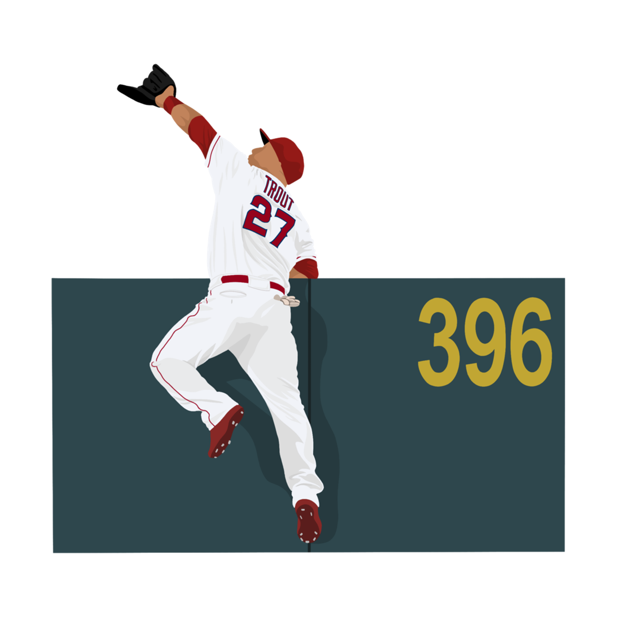 mike trout svg - Inspire Uplift
