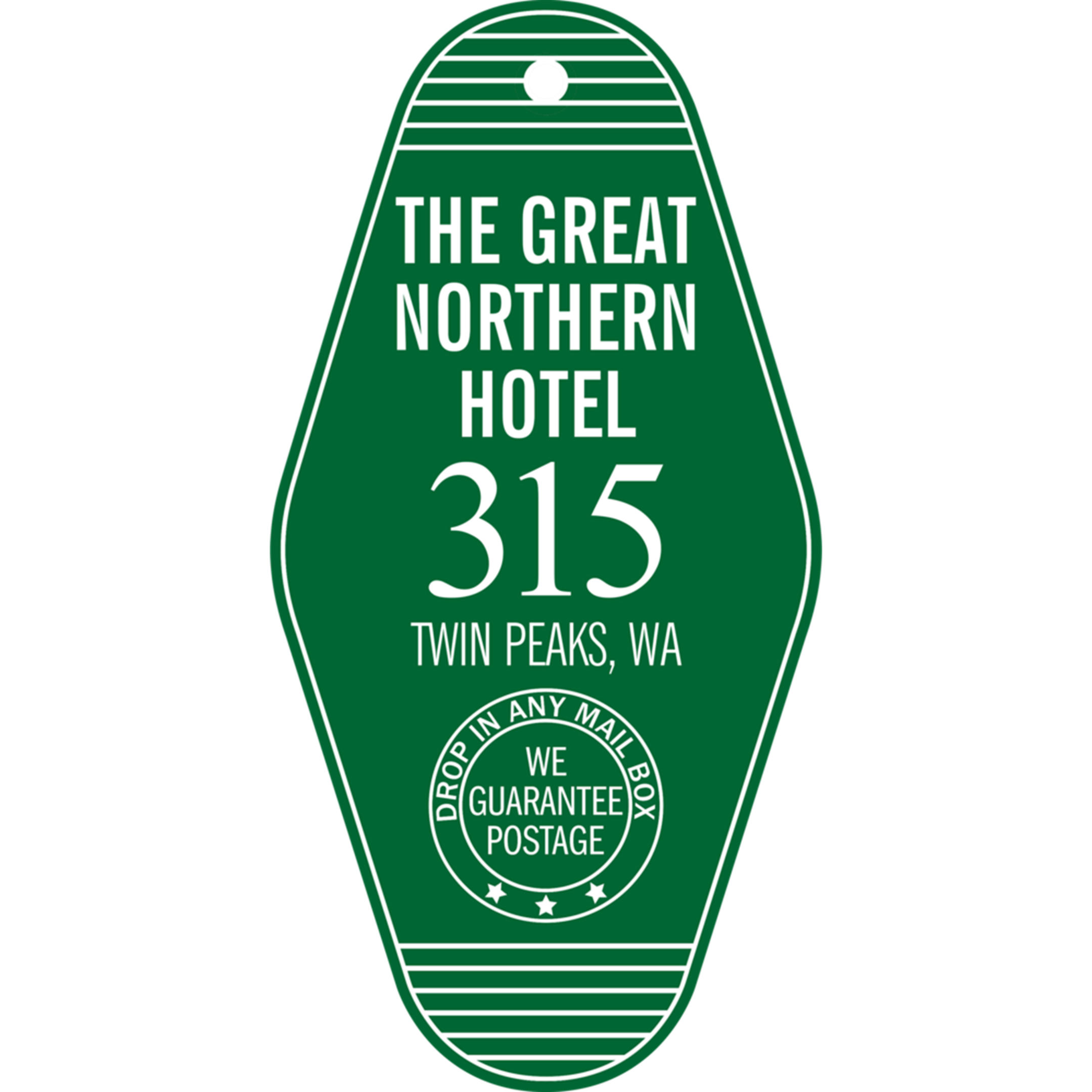Twin Peaks The Great Northern Hotel Key | Inspire Uplift