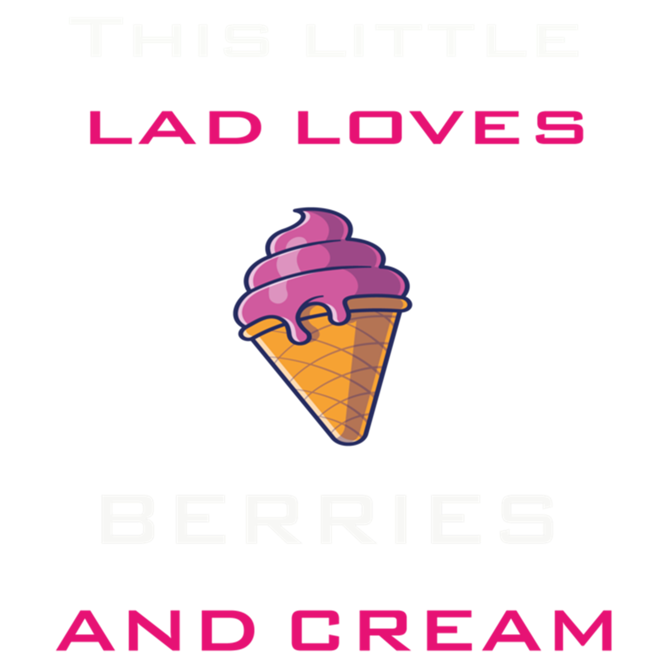This little lad loves berries and cream | Inspire Uplift