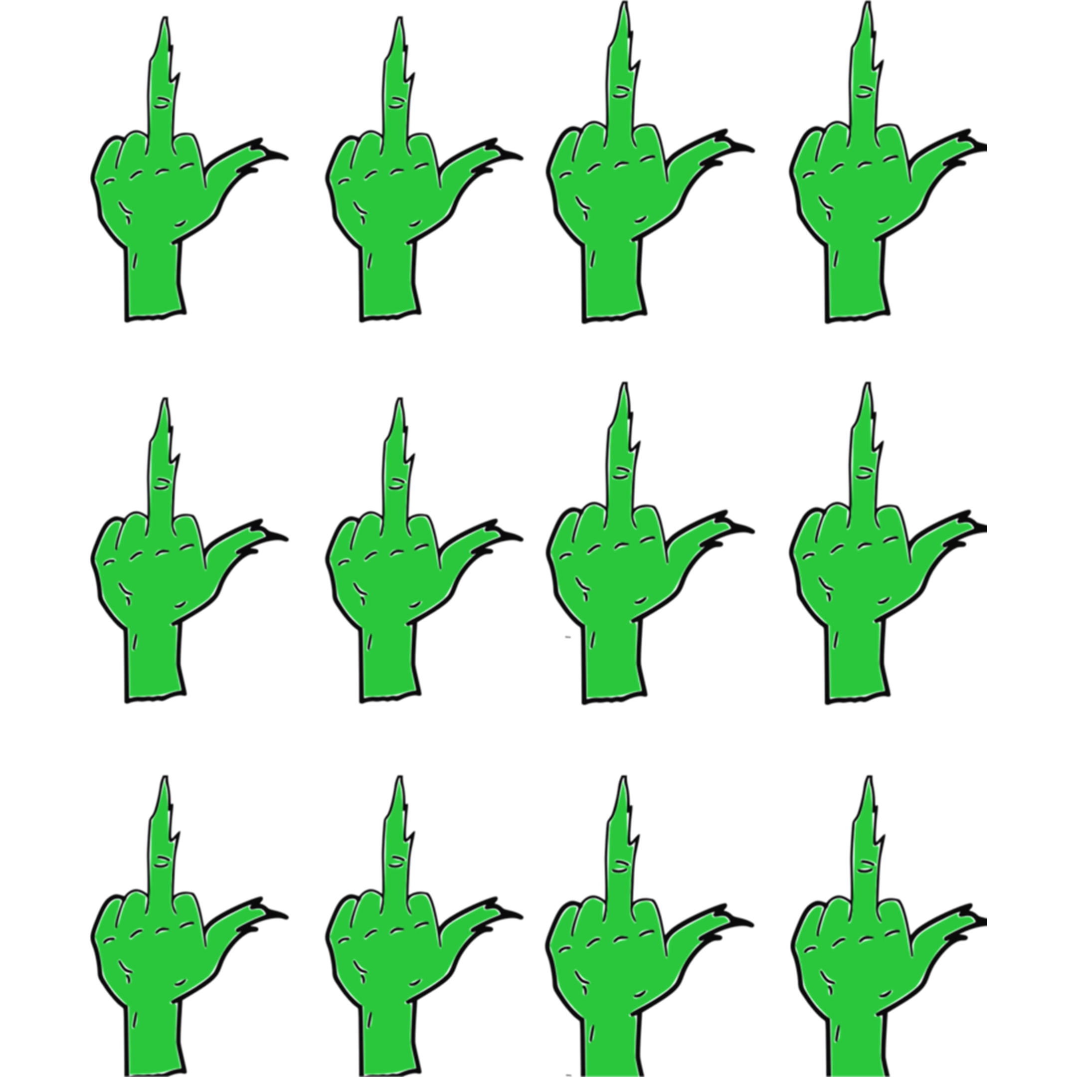 Zombie Land Sagagrinch middle finger | Inspire Uplift