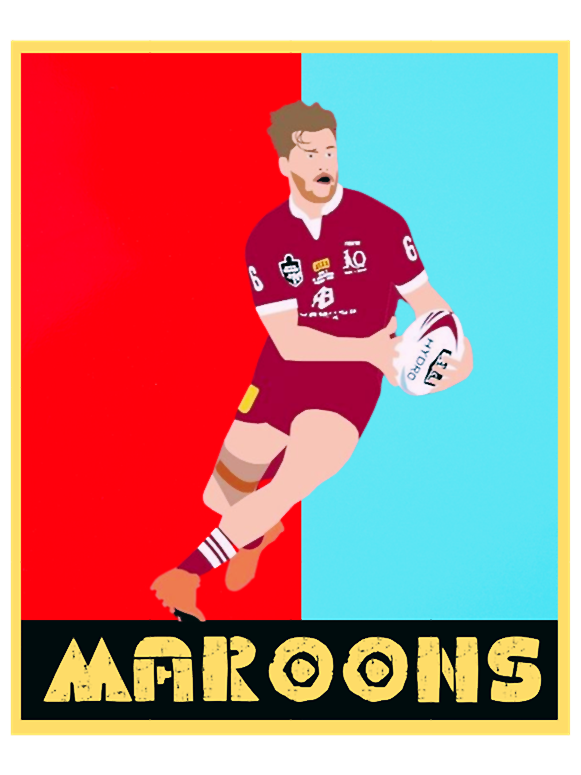 Queensland Maroons-Mascot | Inspire Uplift