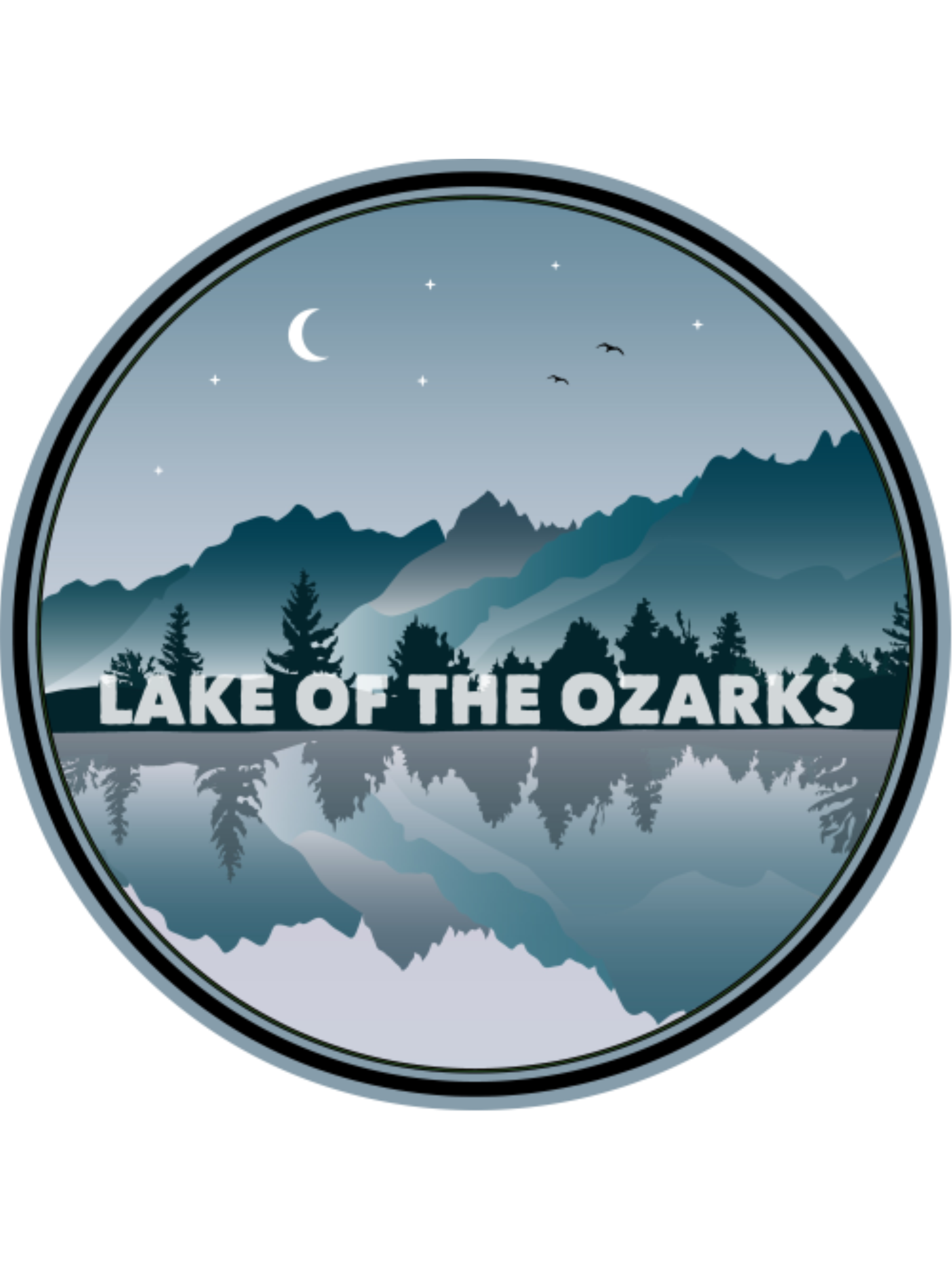 Lake Of The Ozarks Misouri Reflection | Inspire Uplift