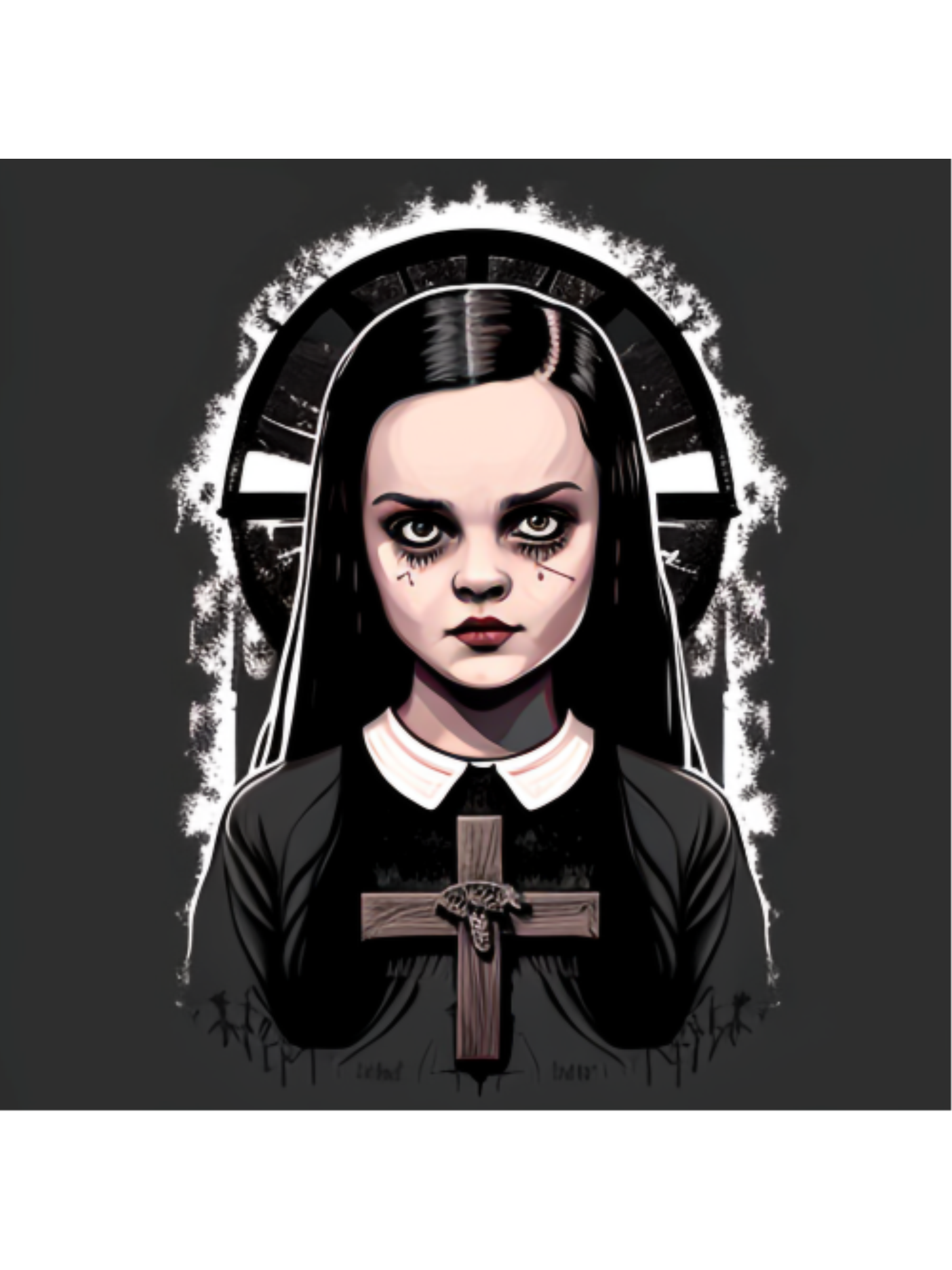 ADDAMS Family Wednesday-inspired design | Inspire Uplift