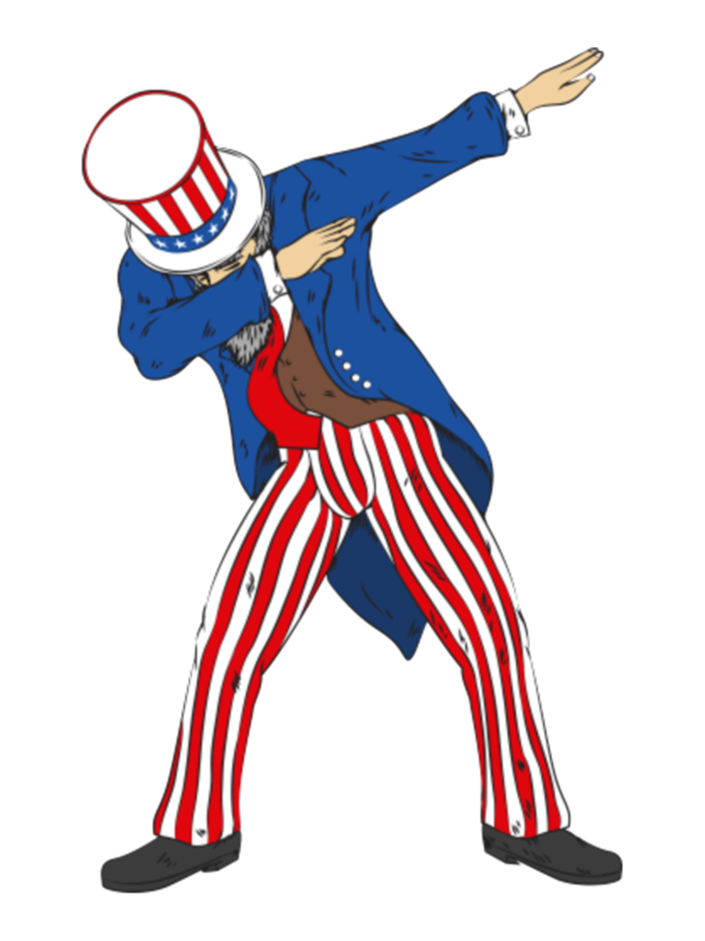 Dabbing Uncle Sam Dabbing uncle sam 4th of july design | Inspire Uplift
