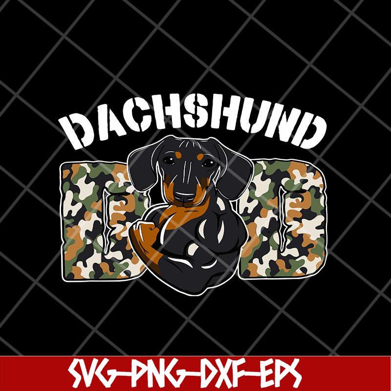dachshund dad army svg, png, dxf, eps digital file FTD100521 | Inspire ...