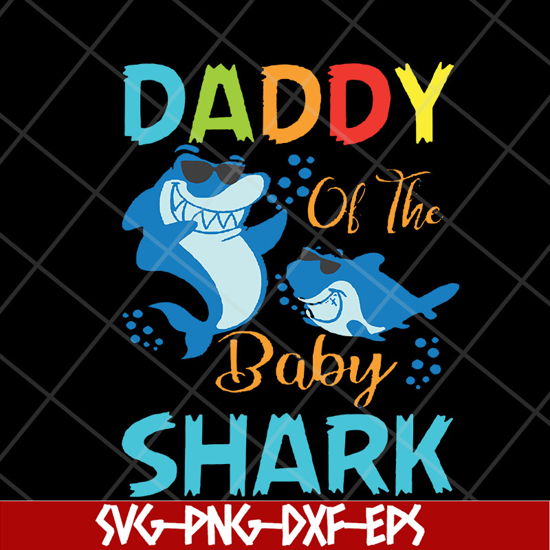 daddy on the baby shark svg, png, dxf, eps digital file FTD1 | Inspire ...