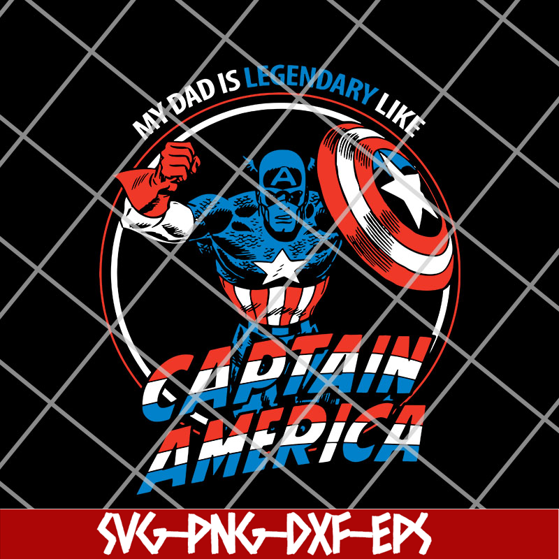 my dad is legendary like svg, png, dxf, eps digital file FTD | Inspire ...