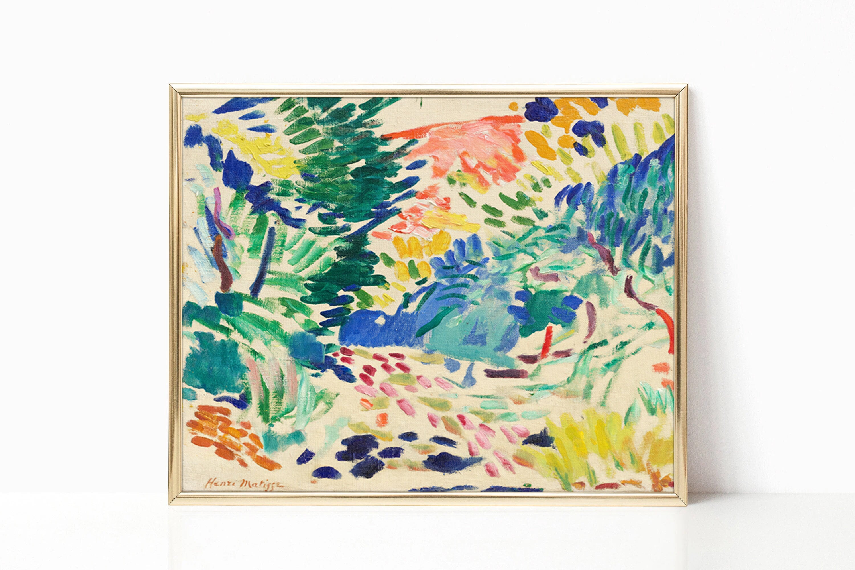 Henri Matisse Landscape at Collioure Colorful Vibrant Fauvis | Inspire ...
