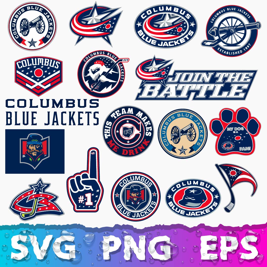 blue jackets svg - Inspire Uplift
