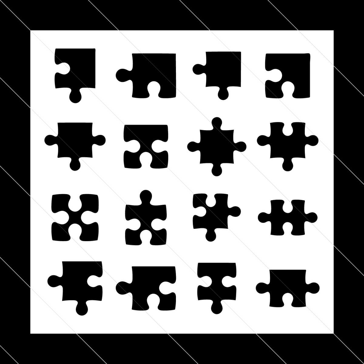 Puzzle Template Svg | Inspire Uplift
