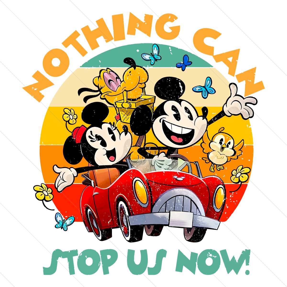 Nothing Can Stop Us Now Mickey Minnie PNG | Inspire Uplift