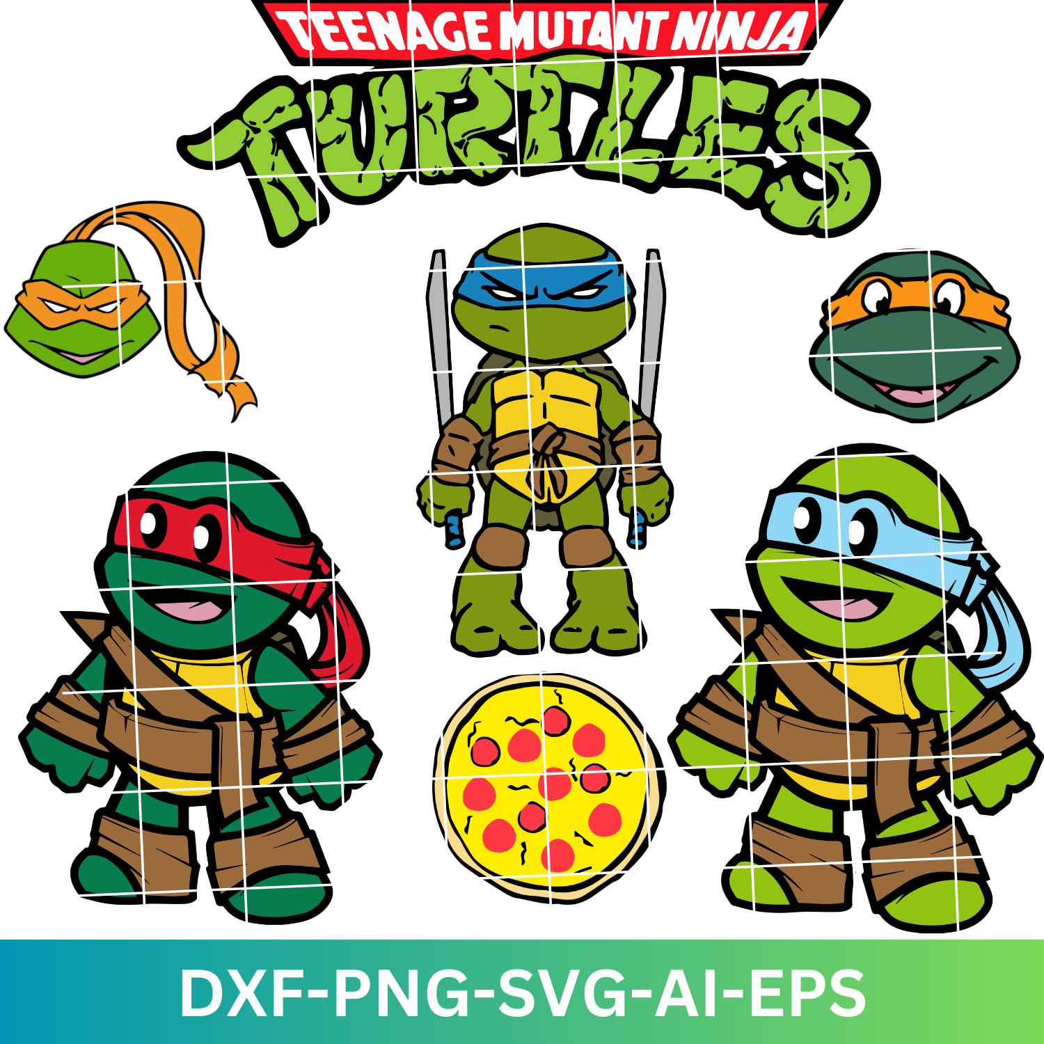 Ninja Turtles Svg 1000,Superheros Ninja Turtles SVG ,PNG ,EP | Inspire ...