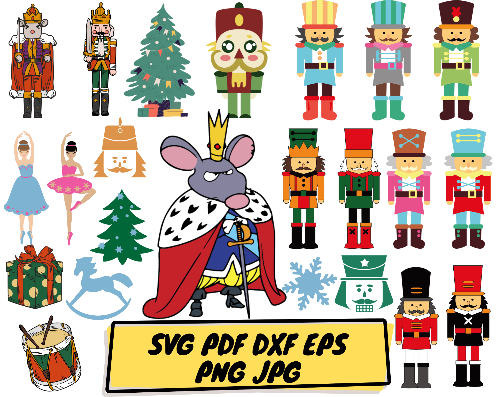 Nutcracker svg bundle for Cricut and Silhouette, Christmas s | Inspire ...