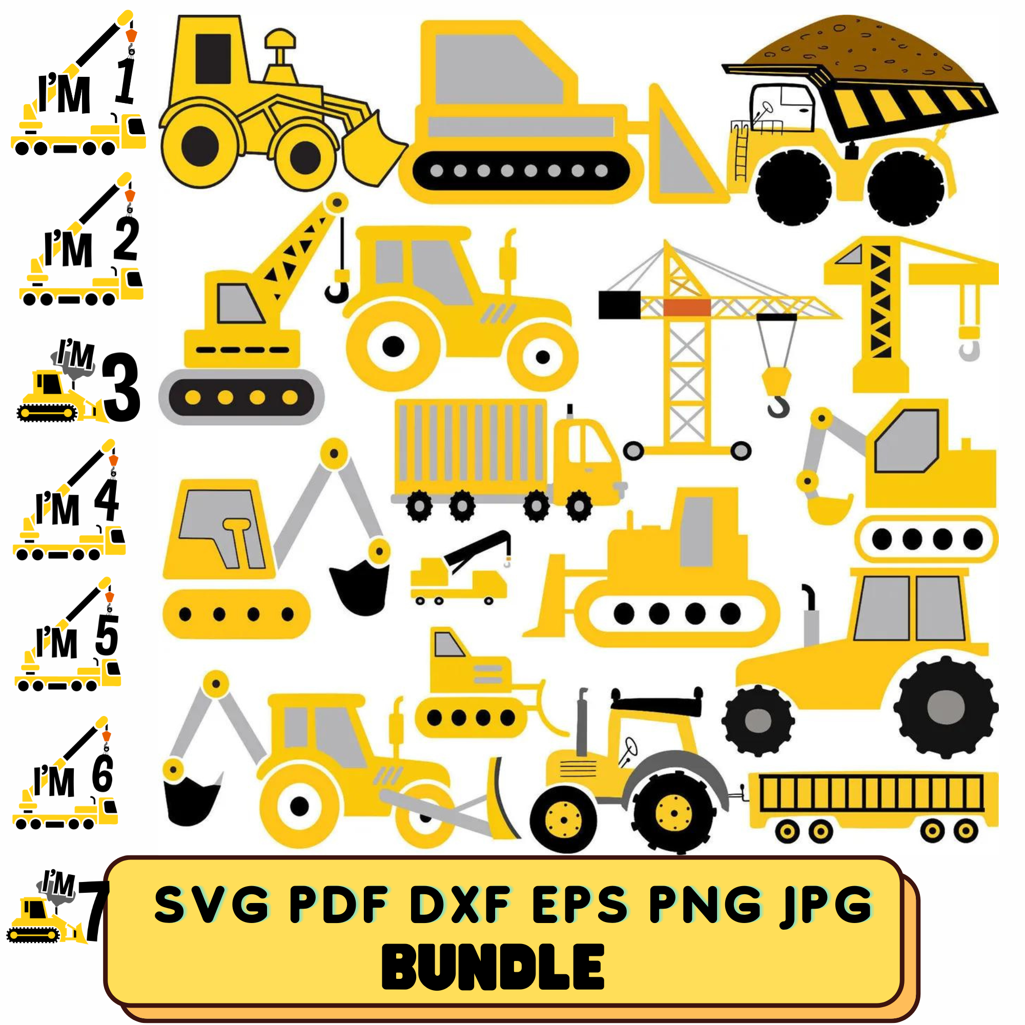 construction svg bundle construction trucks svg png bundle l - Inspire ...