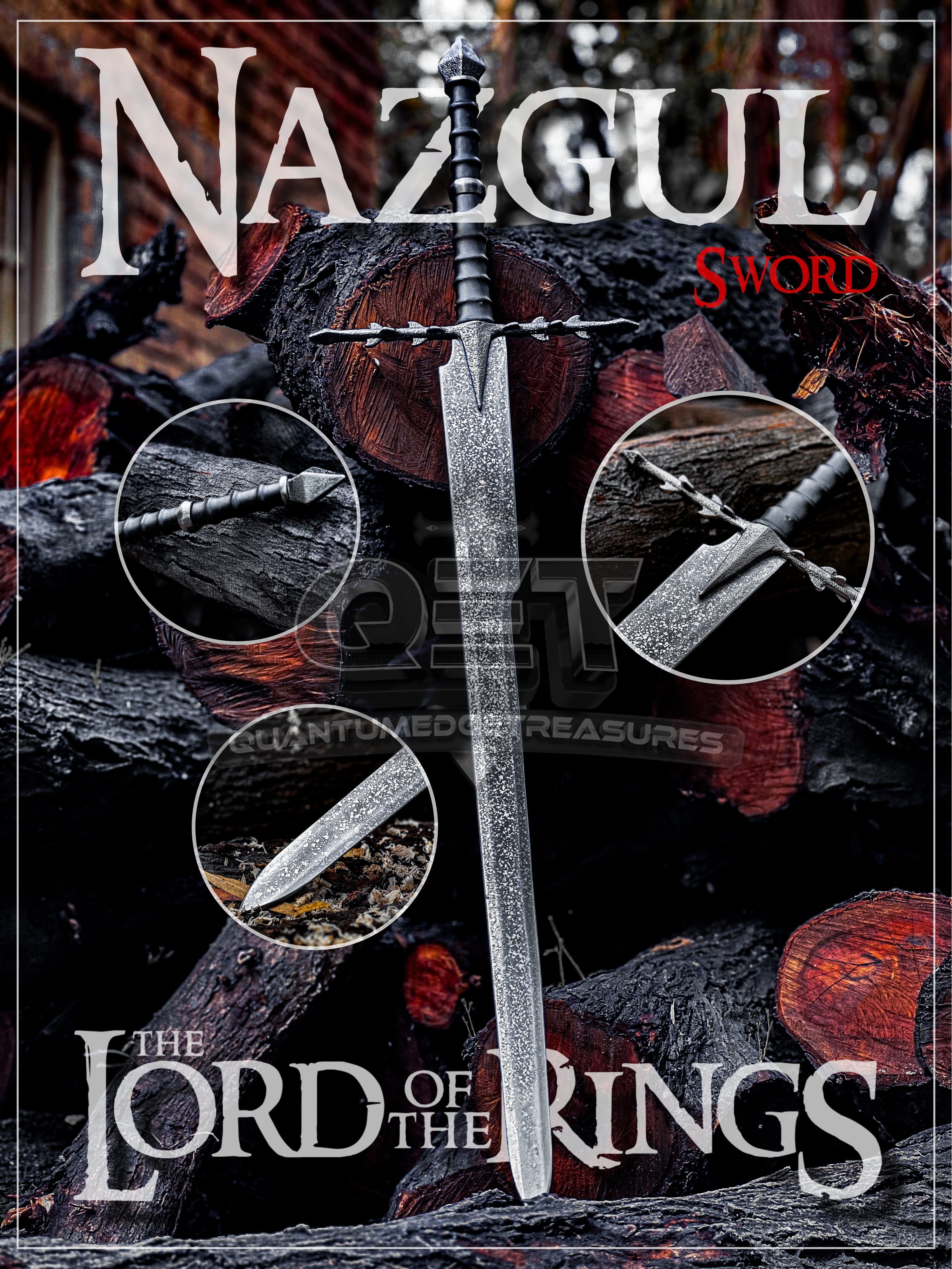 Lords of the Rings Handmade Ringwraiths Nazgul Replica Sword | Inspire ...
