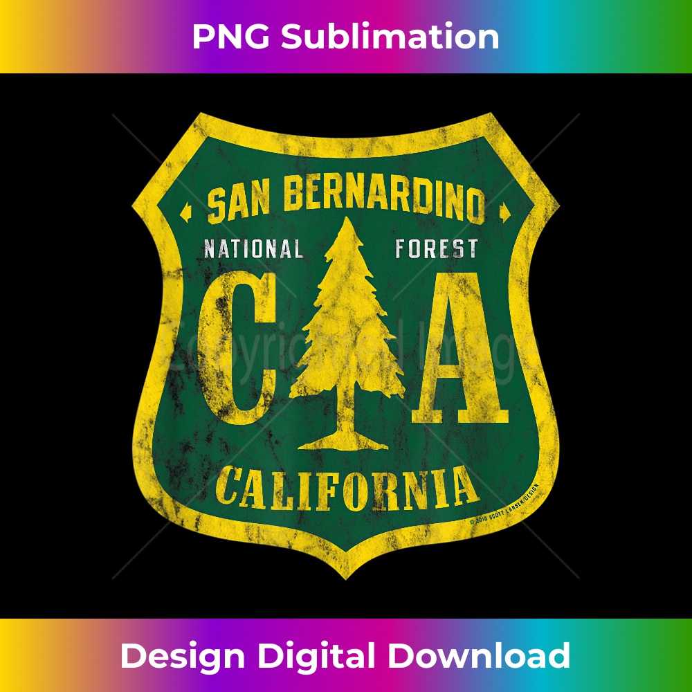 San Bernardino National Forest California Shield Retro Look | Inspire ...