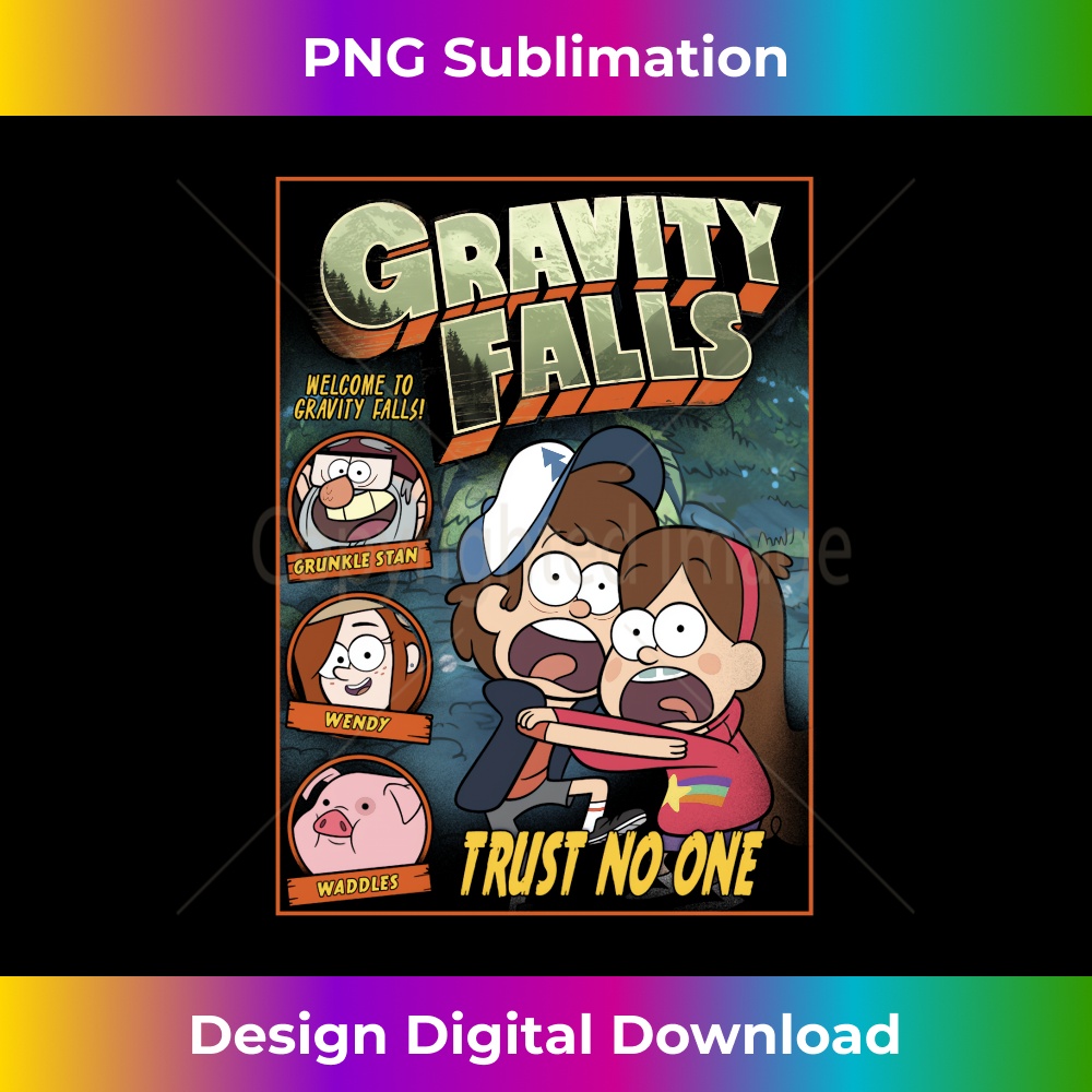 Disney Gravity Falls Trust No One Scared Dipper & Mabel Long | Inspire ...