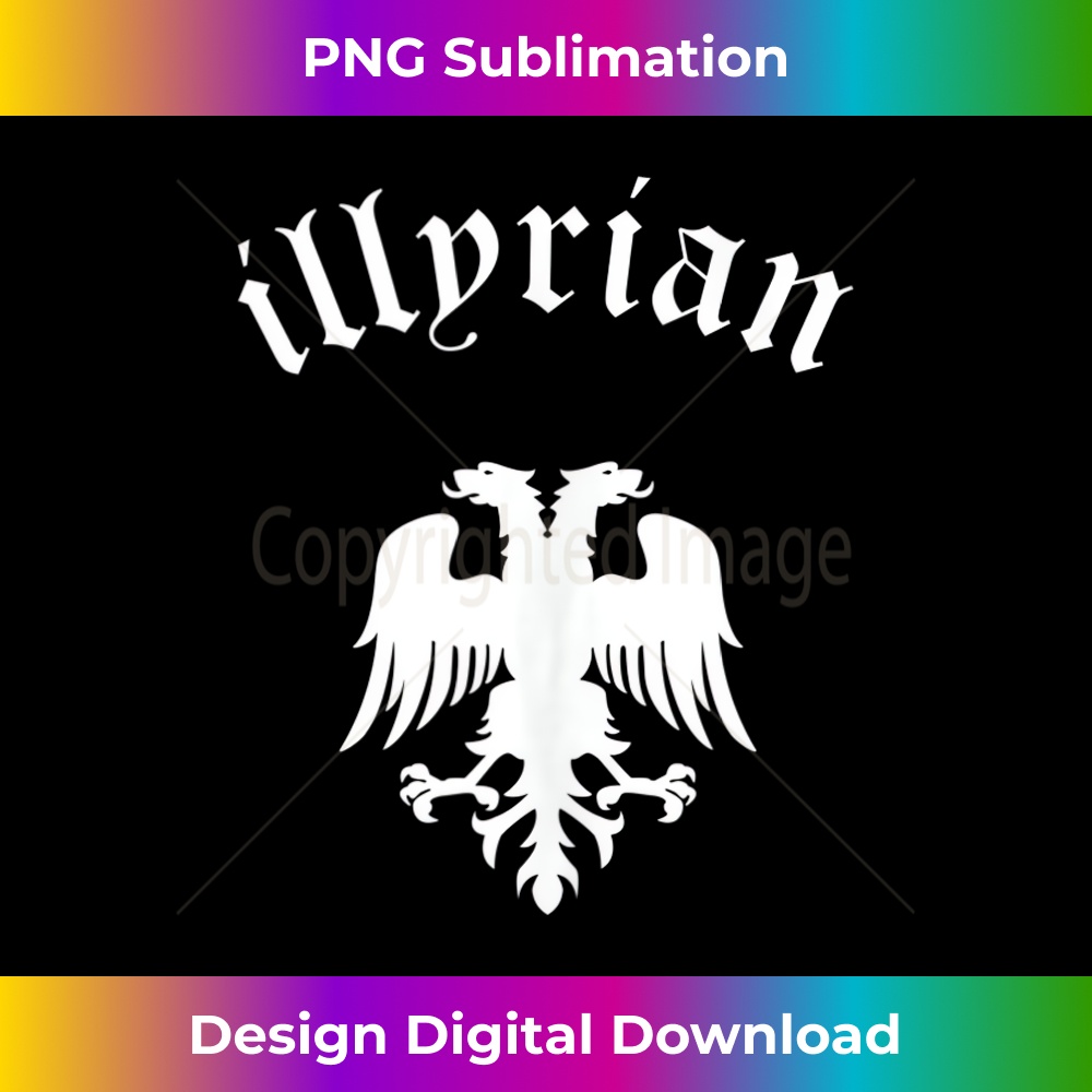 Illyrians Albanian Eagle Tank Top - PNG Transparent Sublimat | Inspire Uplift