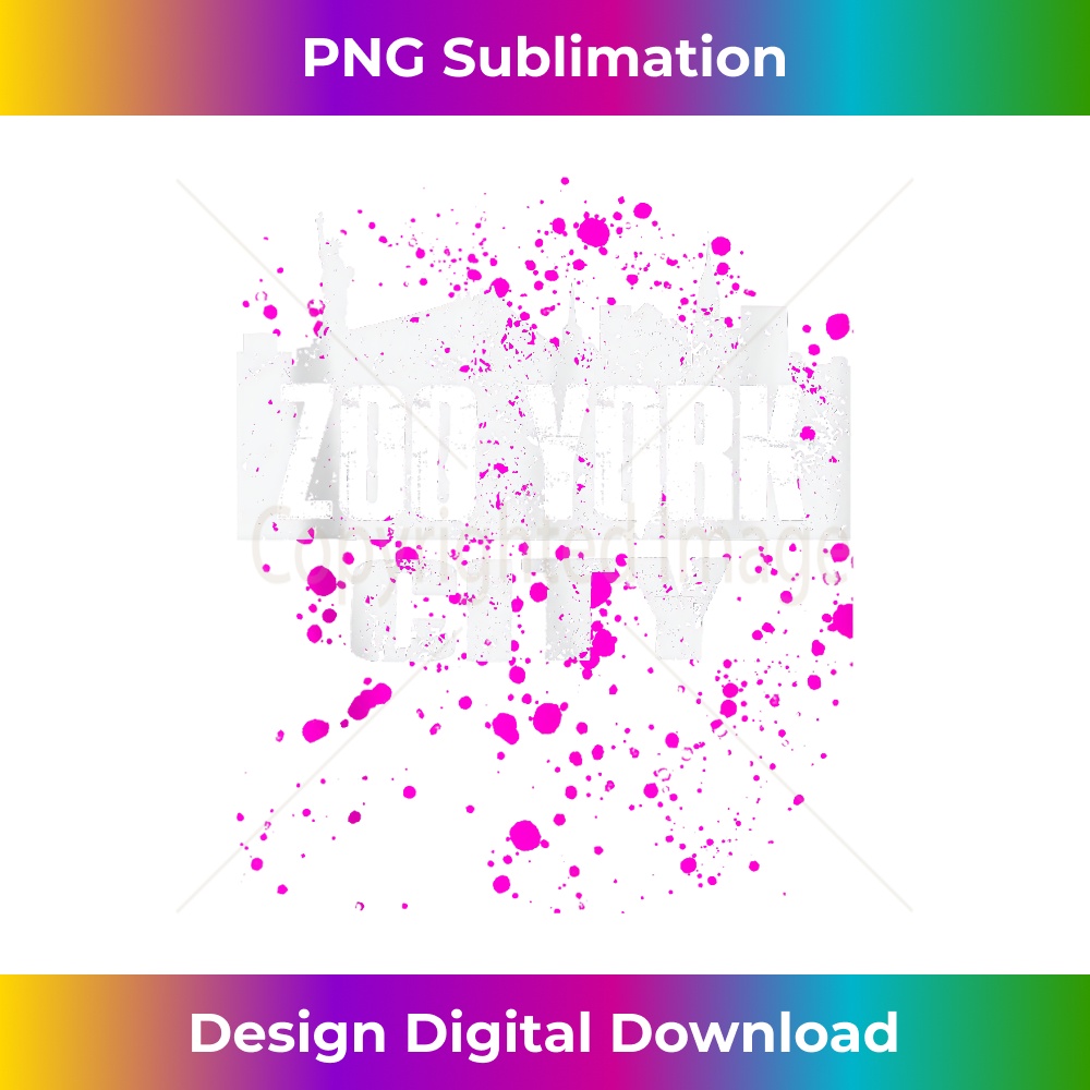 New York City NYC 5 Boroughs Big Apple Skyline ZOO York Tank | Inspire ...