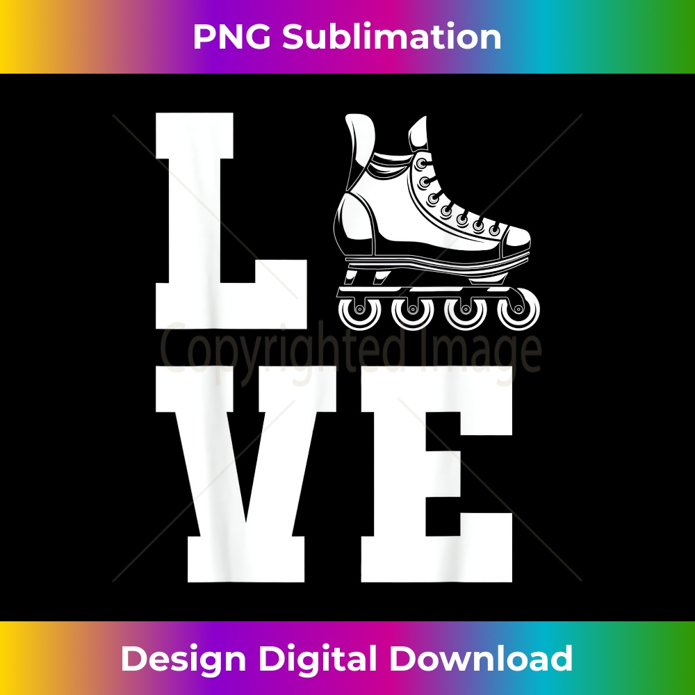 Love Rollerblading - PNG Transparent Sublimation File | Inspire Uplift