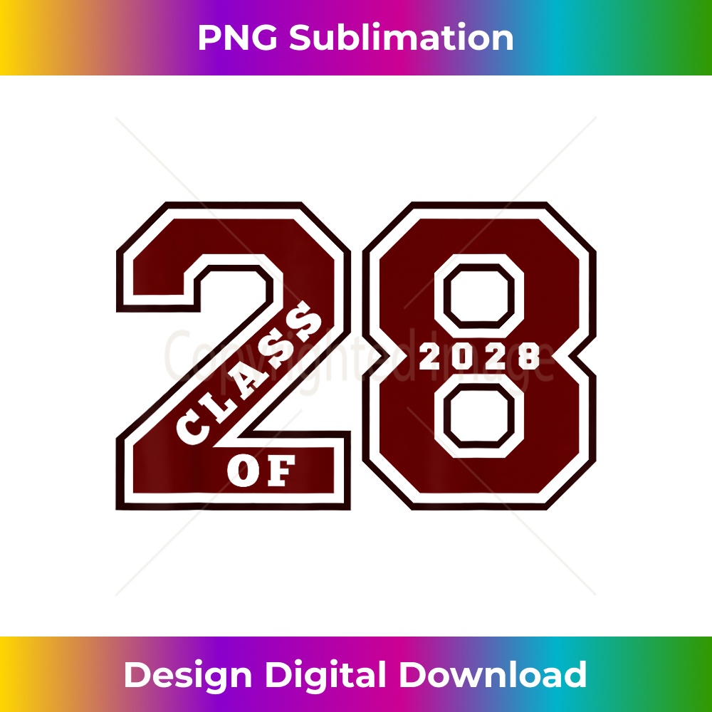 CLASS OF 2028 - MAROON LETTERMAN STYLE CLASS OF 28 SWAG | Inspire Uplift