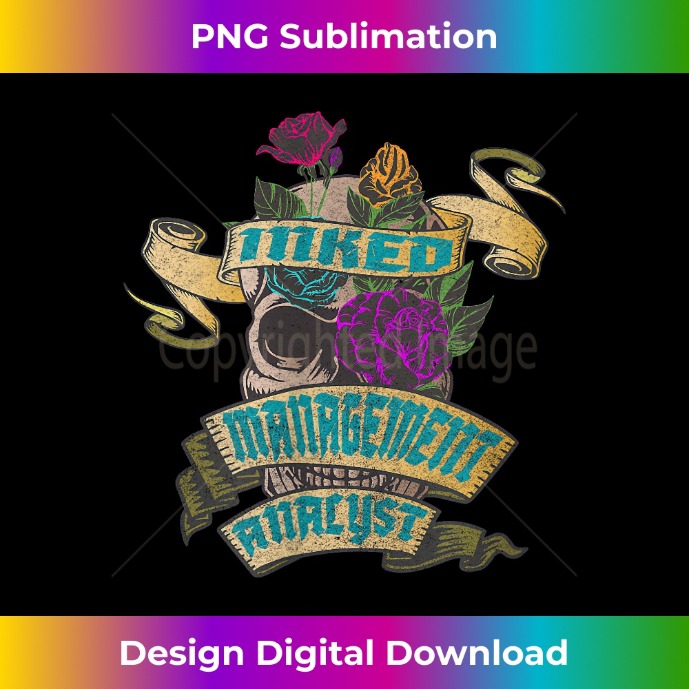 Womens Management Analyst Inked Skull Tattoo Backside Design | Inspire ...