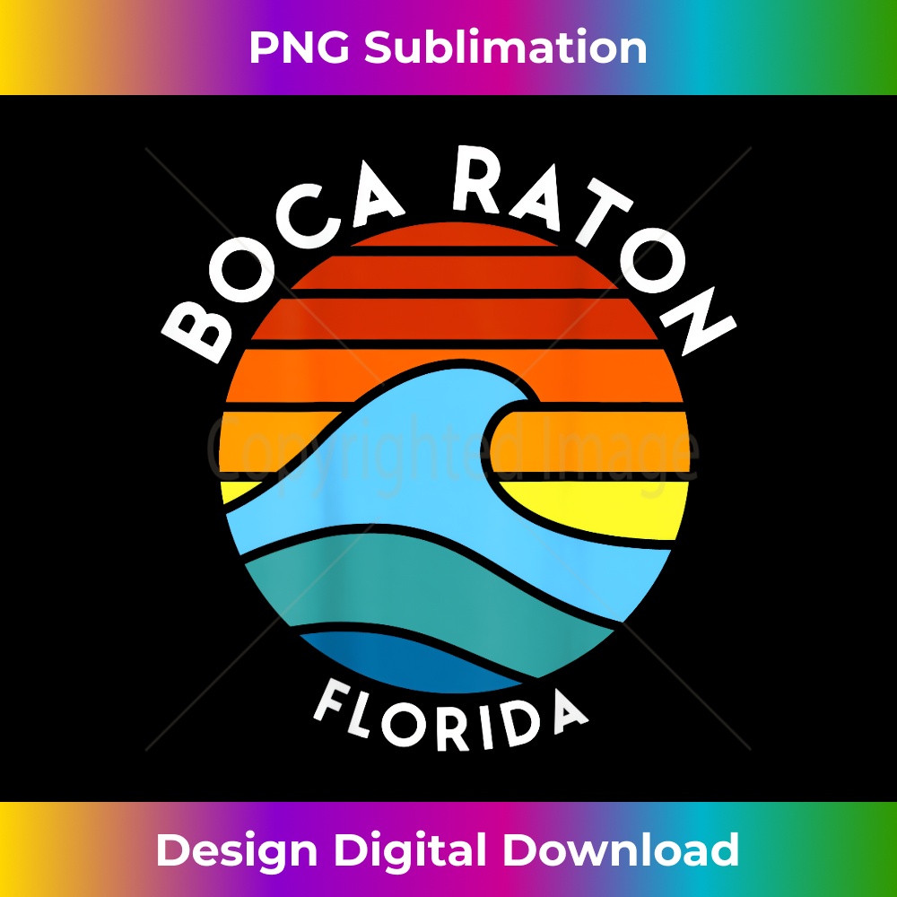 Boca Raton Florida Retro Wave - Special Edition Sublimation | Inspire ...