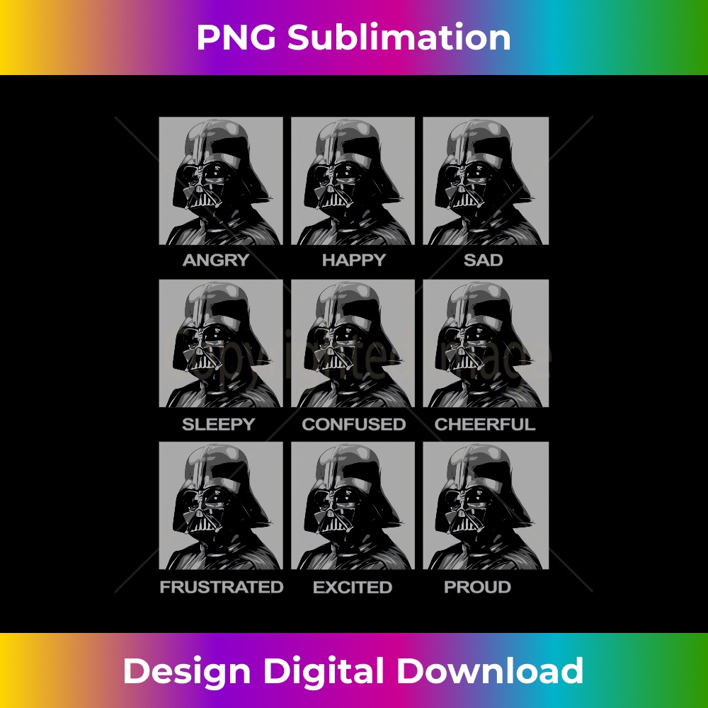 Star Wars Classic Angry Happy Sad Darth Vader Expressions Lo | Inspire ...