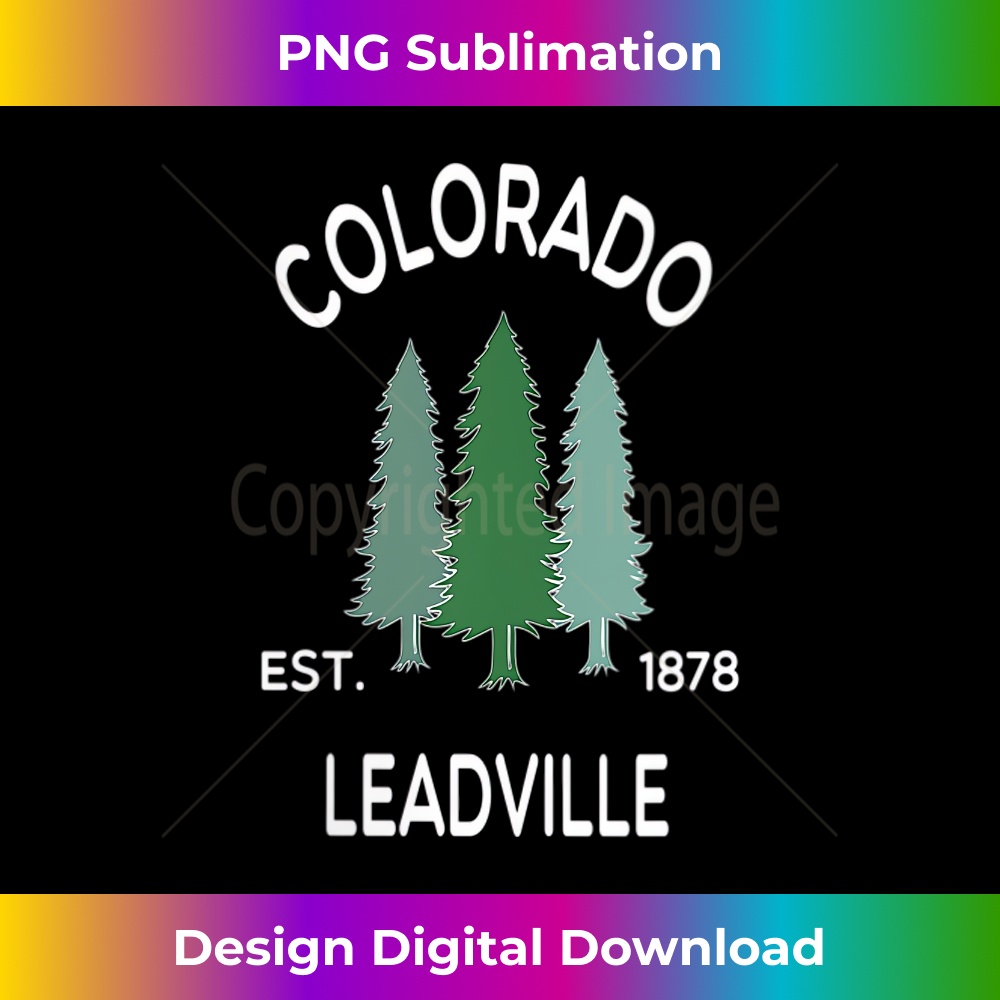 Womens Retro Cool Leadville Colorado Rocky Mountain Evergree | Inspire ...