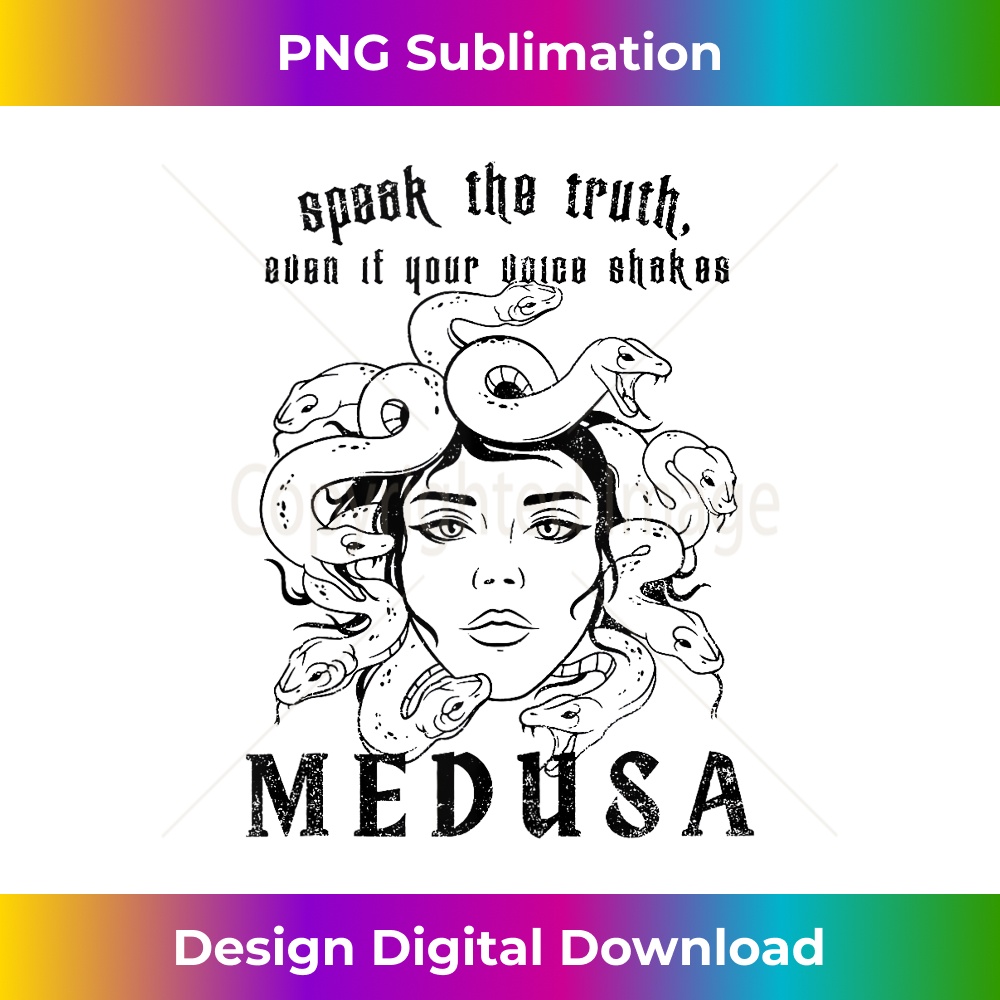 Medusa speak the truth even if your voice shakes Tank Top 1 | Inspire ...