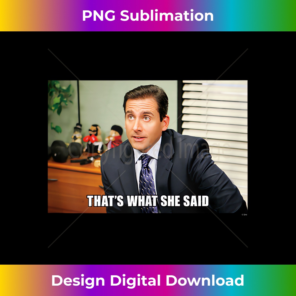 The Office Michael Meme That's What She Said Tank Top 2 - PN | Inspire ...