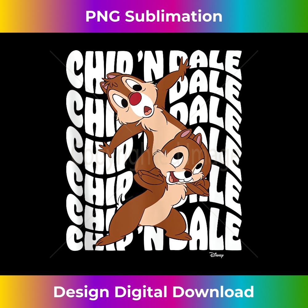 Chip 'N Dale Rescue Rangers - Wavy Stacked Tank Top | Inspire Uplift