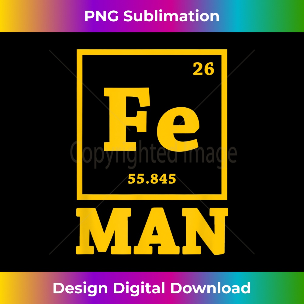 Iron Chemistry Man Science 1 - Retro PNG Sublimation Digital | Inspire ...