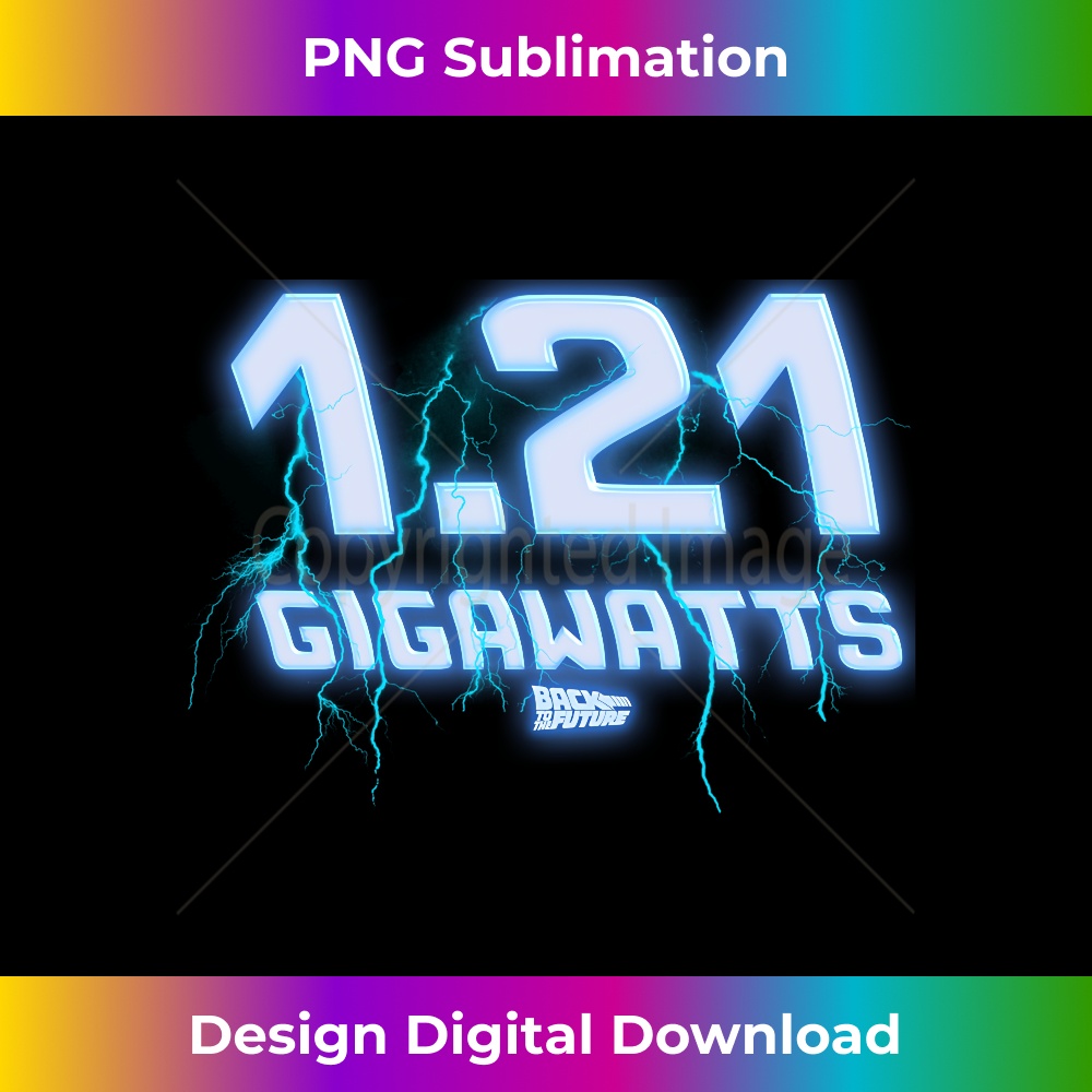 Back to the Future 1.21 Gigawatts Lightening Long Sleeve Lon | Inspire Uplift