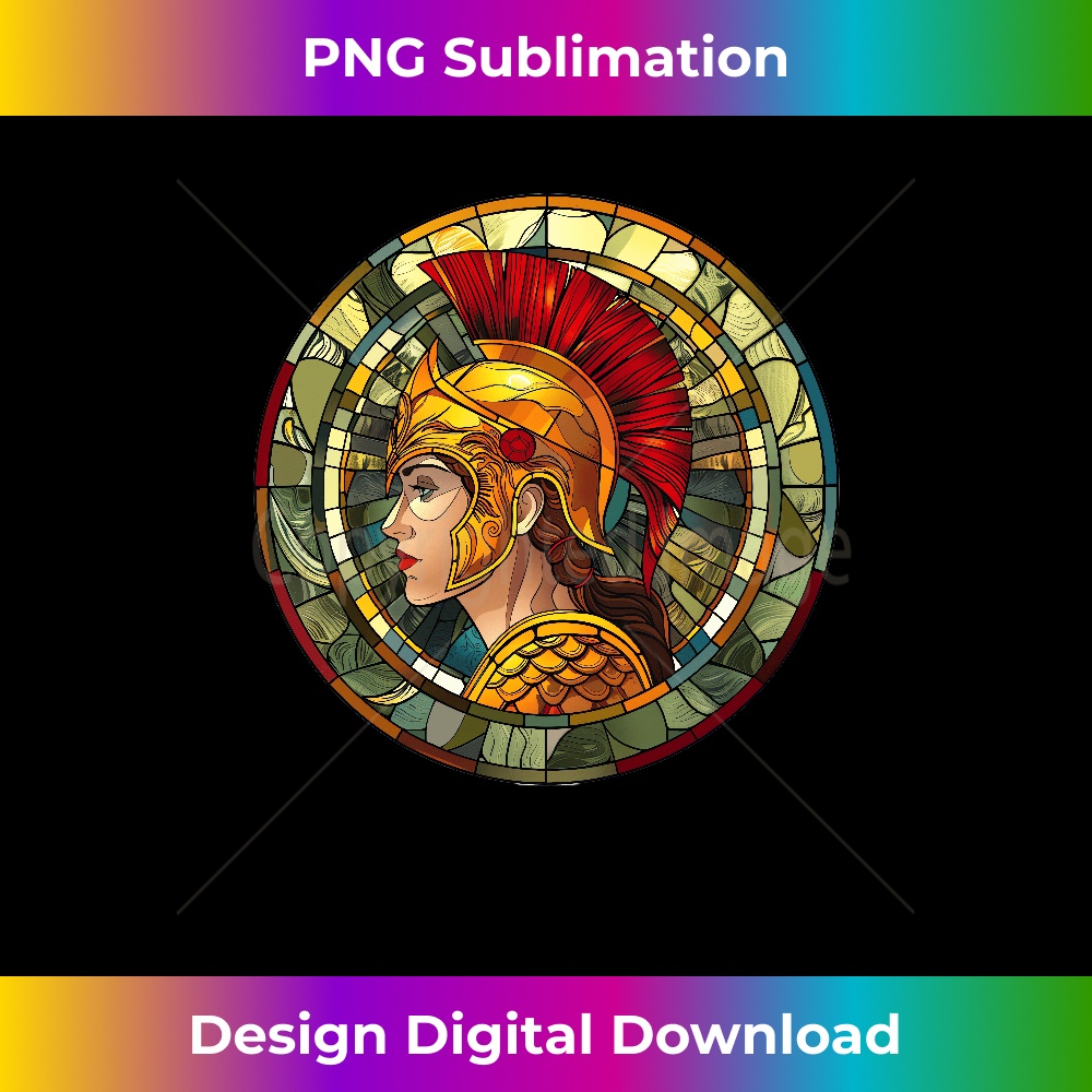 Athena Stained Glass Athene Pallas - PNG Transparent Sublima | Inspire ...