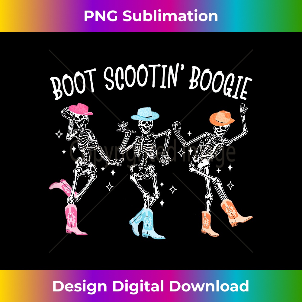 Boot Scootin' Boogie Retro Western Skeleton Dancing Cowboys | Inspire ...