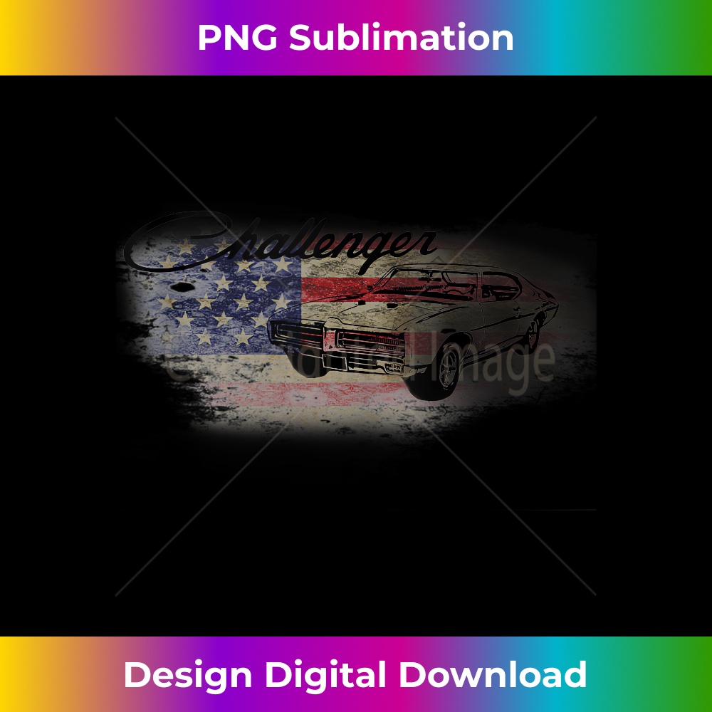 Dodge Challenger American Flag - Professional Sublimation Di | Inspire ...