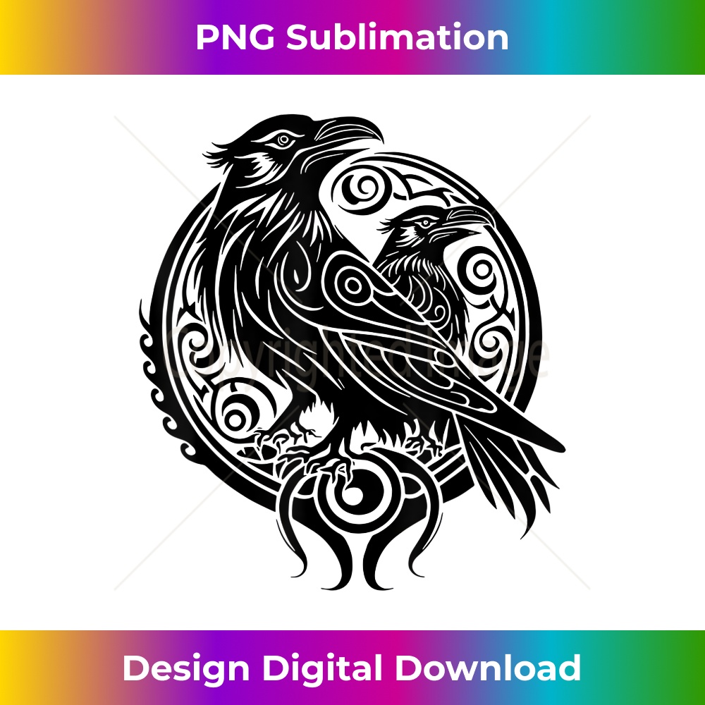 Odins Raven Norse Mythology Viking Birds Celtic Knots Asgard | Inspire ...